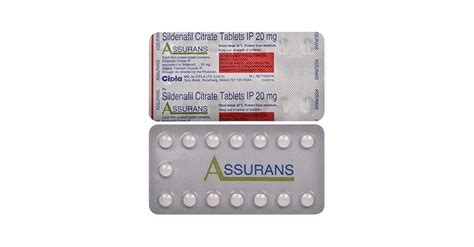 Assurans 10s Strength 20mg At ₹ 170strip In Mumbai Id 2855612785412