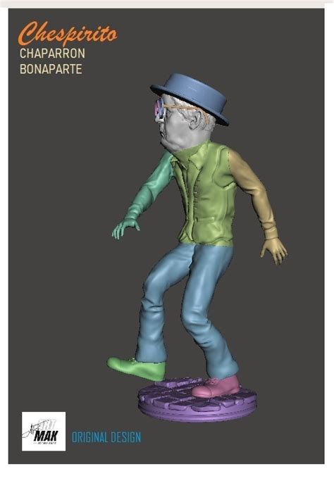 Stl File Chespirito Chaparron Bonaparte DiseÑo Original 👾 ・model To