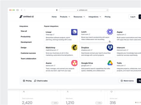 Header Navigation — Untitled Ui By Jordan Hughes® On Dribbble