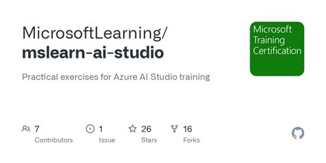 Issues MicrosoftLearning Mslearn Ai Studio GitHub