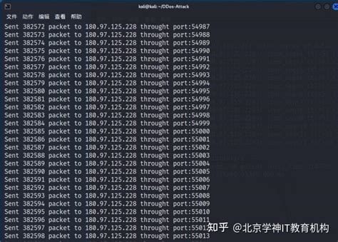 网络安全—基于kali下的一次ddos攻击 知乎