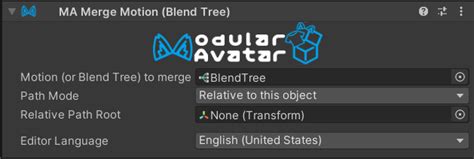Merge Motion Blend Tree Modular Avatar