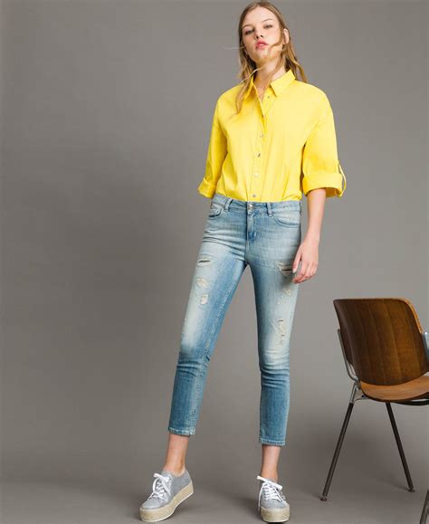 Skinny Jeans With Rips