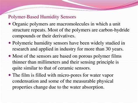 Ppt Humidity Sensors Powerpoint Presentation Free Download Id 1562286