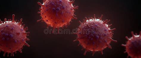 Depiction Of Virus Particles In Reproduction Submicroscopic Infectious