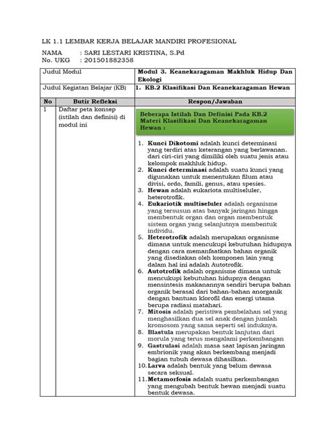 Modul 3 Kb 2 Profesional Sari Lestari Kristina Pdf Ilmu Sosial