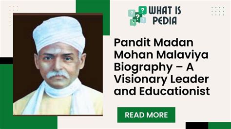 Pandit Madan Mohan Malaviya Life And Legacy