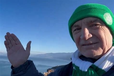 Me Shall Dhe Kapuç Ilir Meta Përshëndet Tifozat E Celtic Nga Pogradeci