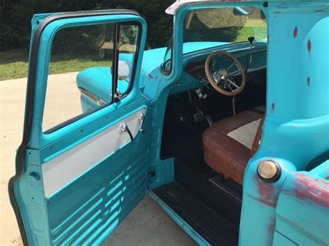 1959 Chevy Apache Pickup Fleetside Bagged Patina For Sale