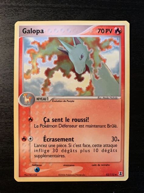 Galopa EX Espèces Delta carte Pokemon