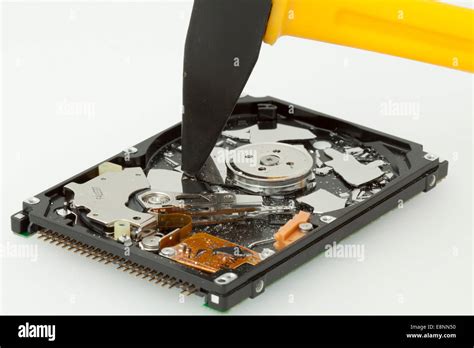 Broken Hard Disk High Resolution Stock Photography And Images Alamy