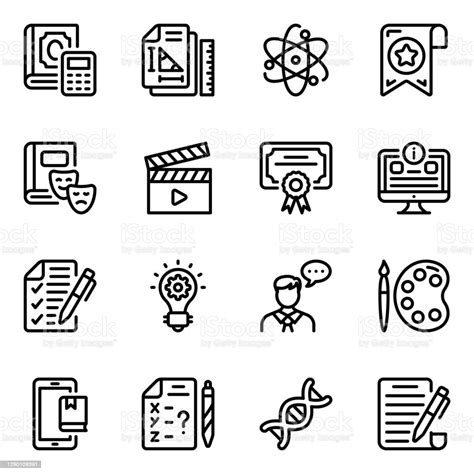 固體圖示中的學習包向量圖形及更多代數圖片 代數 名單 寫 Istock
