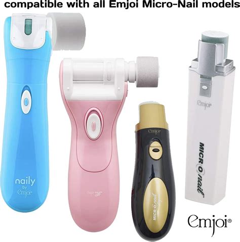 Premium Emjoi Micro Nail Replacement Rollers For Instantly Smooth