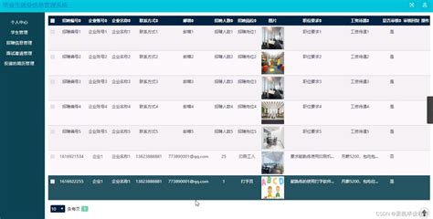 毕设项目：毕业生就业信息管理系统jspjavaspringmvcmysqlmybatisjavamvc就业管理系统 Csdn博客