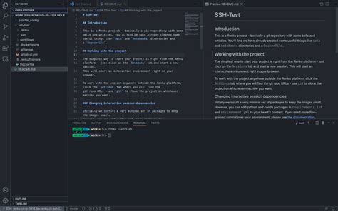 Connect To RenkuLab Sessions With SSH Local IDE Renku Documentation