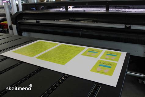 Spauda Ant Pvc Plastiko Skaitmena