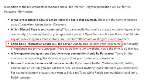 The Legal Name Requirement On The Discord Partner Application Is Transphobic Please Change This