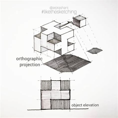 Orthographic Projection Architecture 3d Solid Reconstruction From 2d
