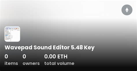 Wavepad Sound Editor 548 Key Collection Opensea