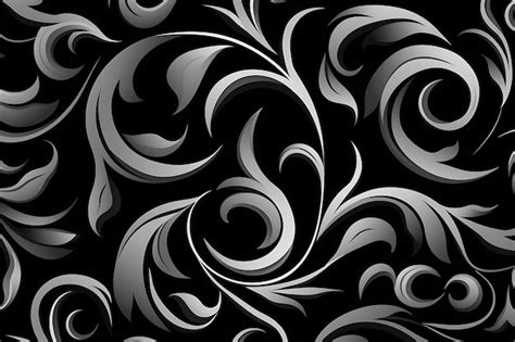 Premium Vector Art Black Patterns Seamless Pattern