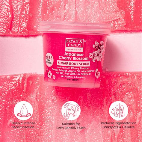 Cherry Blossom Sugar Body Scrub Bryan And Candy