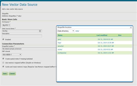 New Geoserver Not Finding Shapefiles Geographic Information Systems