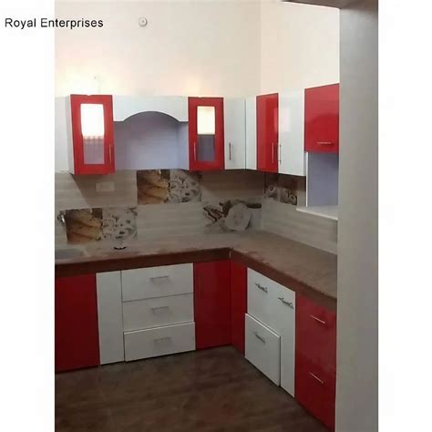 68 L Shape Modular Kitchen At ₹ 1450square Feet Modern L Shaped