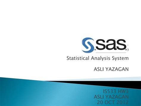Sas Presentation Ppt