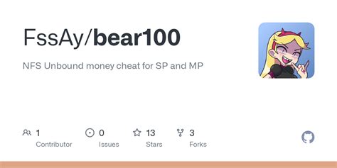 Github Fssay Bear Nfs Unbound Money Cheat For Sp And Mp