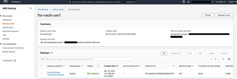 Cross Region And Cross Account Backups For Amazon Fsx Using Aws Backup Aws Storage Blog