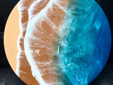 树脂画海浪 旨域大唐 站酷ZCOOL
