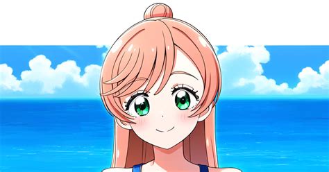 虹ヶ丘ましろ 競泳水着ましろ ナイフフィッシュのイラスト Pixiv