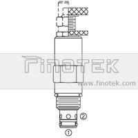 RV10 20 Poppet Type Direct Acting Pressure Relief Cartridge Valve