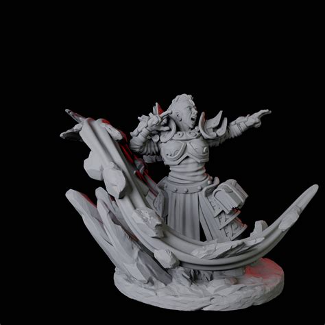Dwarf Geomancer Miniature C For Dungeons And Dragons Pathfinder And