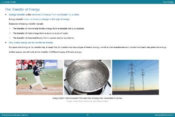 Energy Transfer Lesson Notes By Good Science Worksheets TPT