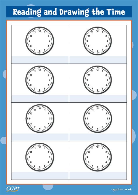 Telling The Time OClock Foundation Year 1 CGP Plus Worksheets