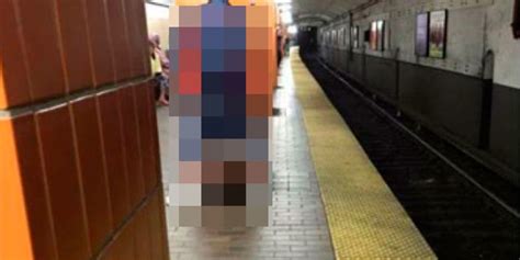 A Couple Have Just Been Caught Mid Blow Job On A Subway Platform