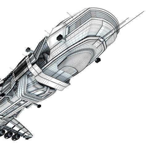 공상 과학 프리깃 우주선 Hd 3d 모델 79 Unknown Max Ma Xsi Obj Lwo 3ds Free3d