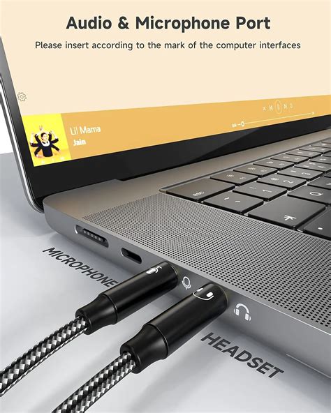 Headphone Aux Splitter Female To 2 Male Audio Jack 3 5mm