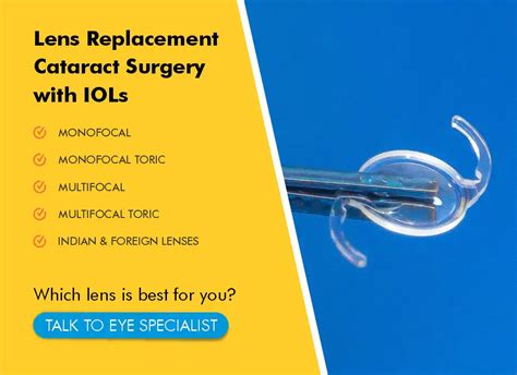 6 Types Of Lenses For Cataract Surgery Motiyabind IOLs