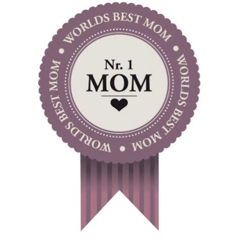 Worlds Best Mom Badge Purple Cut Out Zazzle