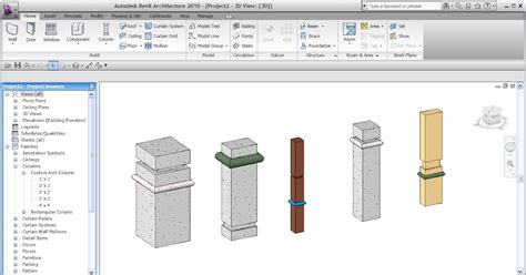 REVIT Rocks REVIT Custom Architectural Column With Reveal And Sweep