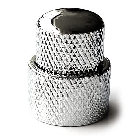 Dual Concentric Metal Control Knobs Chrome Reverb