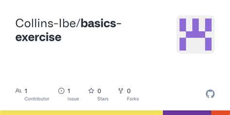 Github Collins Ibe Basics Exercise