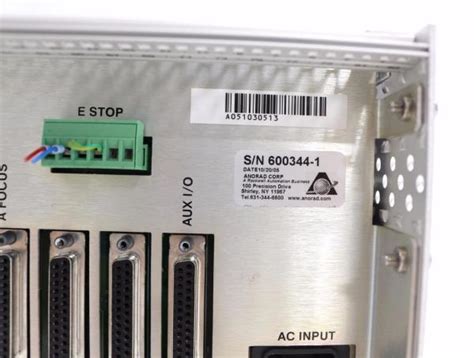 Anorad Corp Sp 3u 4e24 Ng Acs Tech80 Spiiplus 3u Anorad Xyz Motion Controller