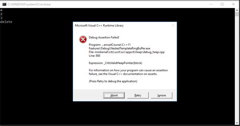 C Destructor Crashing Program Stack Overflow