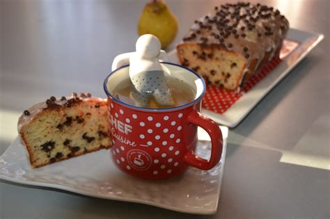 Gâteau au yaourt poires et pépites de chocolat glaçage choco