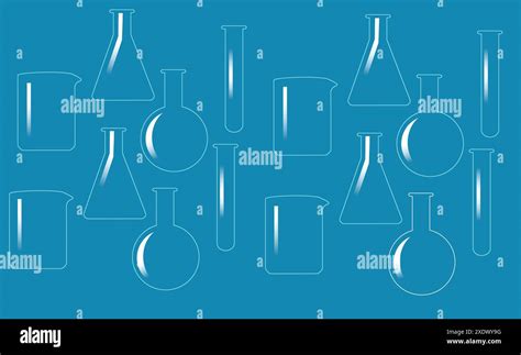 Laboratory Glassware Including Beakers Flasks And Test Tubes Are Seen