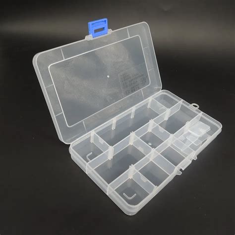 NEWACALOX Toolbox Electronic Plastic Container Box For Tools Case SMD SMT Screw Sewing PP