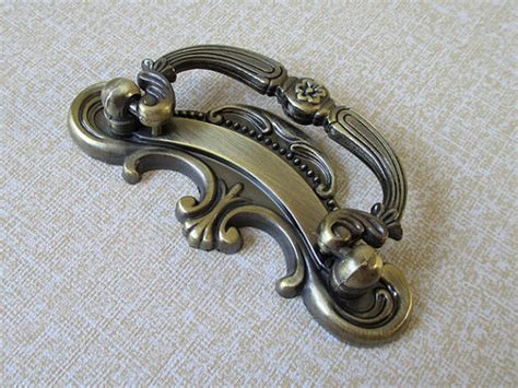 25 Vintage Style Drop Bail Dresser Pulls Drawer Handles Etsy